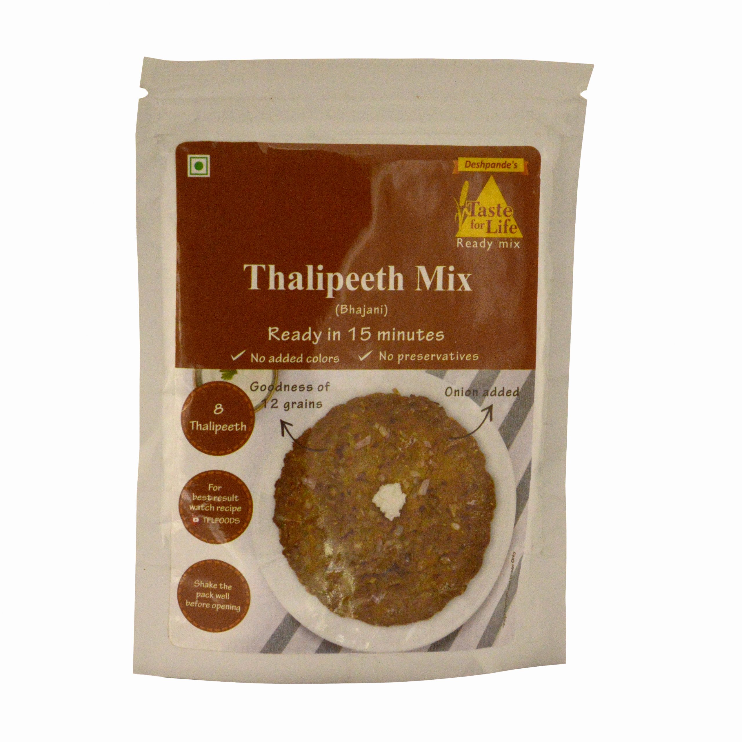 Thalipeeth Ready Mix, Taste for Life Thalipeeth Ready mix, Deshpande