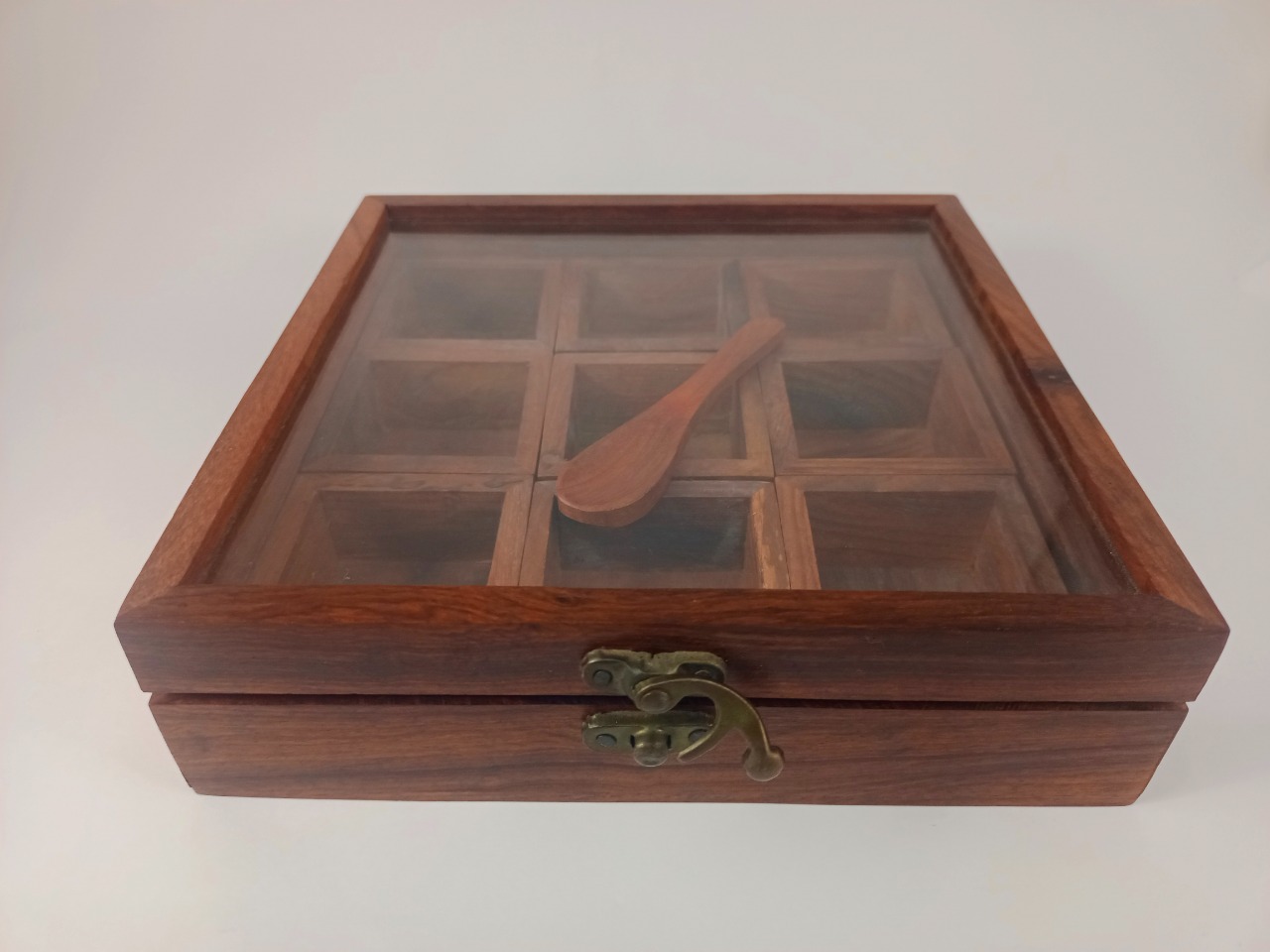 Wooden Spice Box wooden kitchen utensils wooden kitchen set
