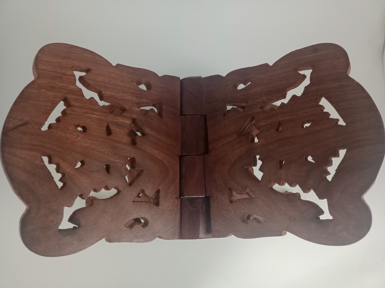 Wooden Pothi (Holy Book) Stand [ 10” (L) X 6.5” (W) X 7“ (H)]